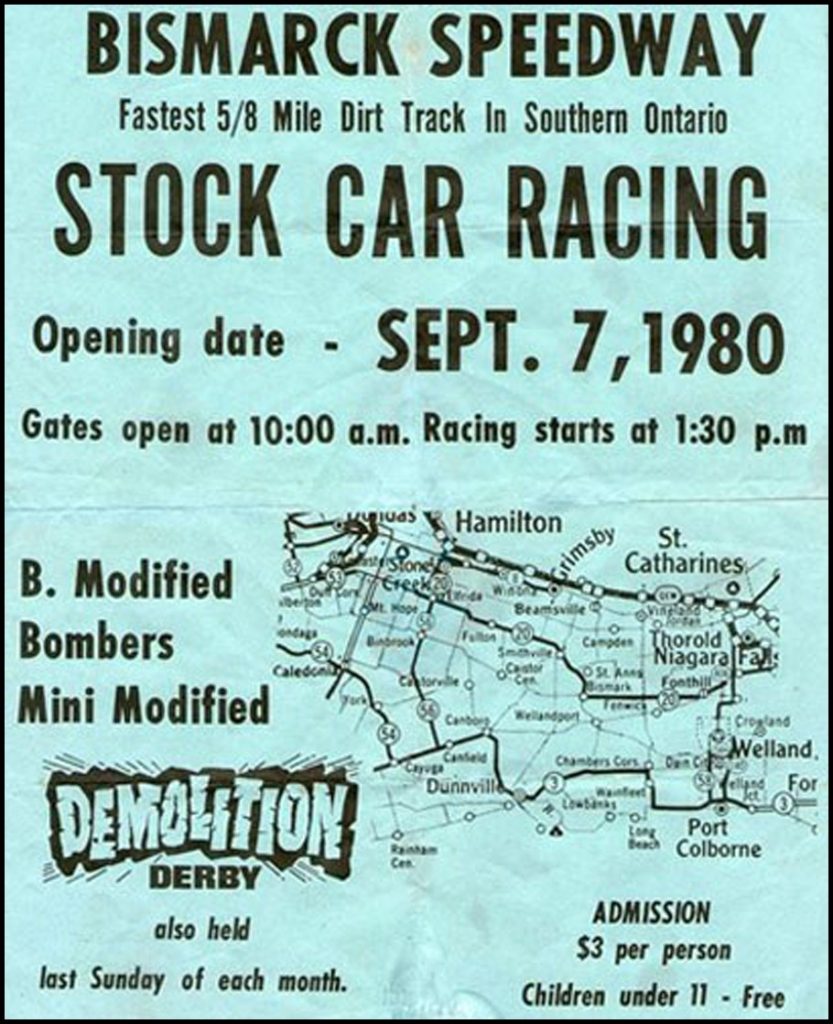 Bismarck Speedway Advertisements – Yesterday's Speedways